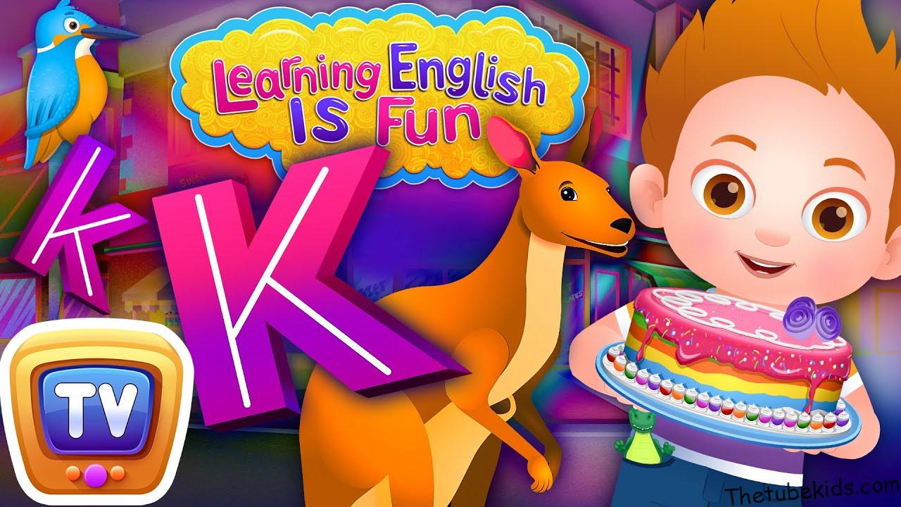 Letter “K” Song - Alphabet and Phonics song - Learning English is fun ...