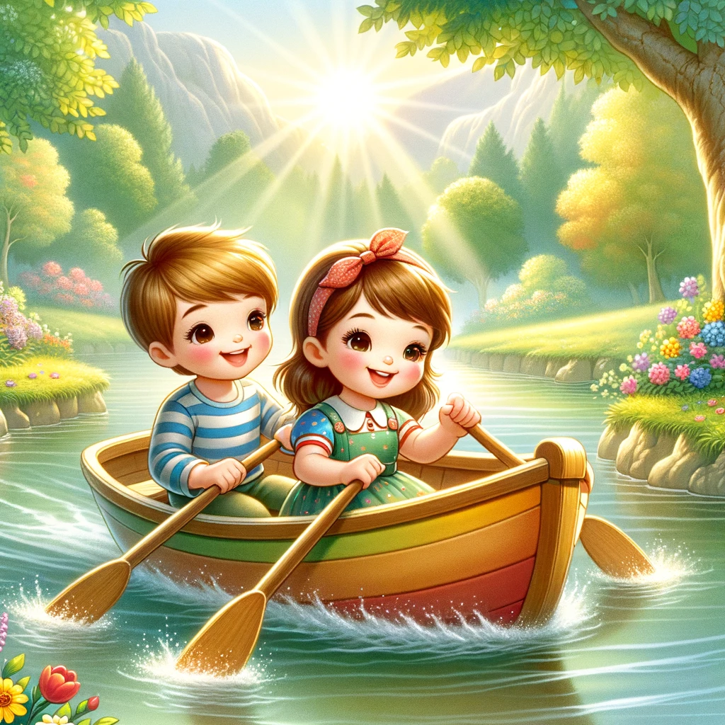 Row, Row, Row Your Boat Lyrics - Thetubekids