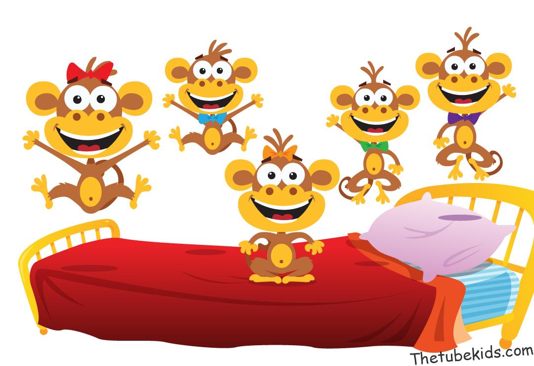 Five Little Monkeys Jumping on the Bed lyrics