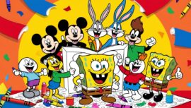 Cartoon Characters Coloring Pages For Kids (100% Free Printables)