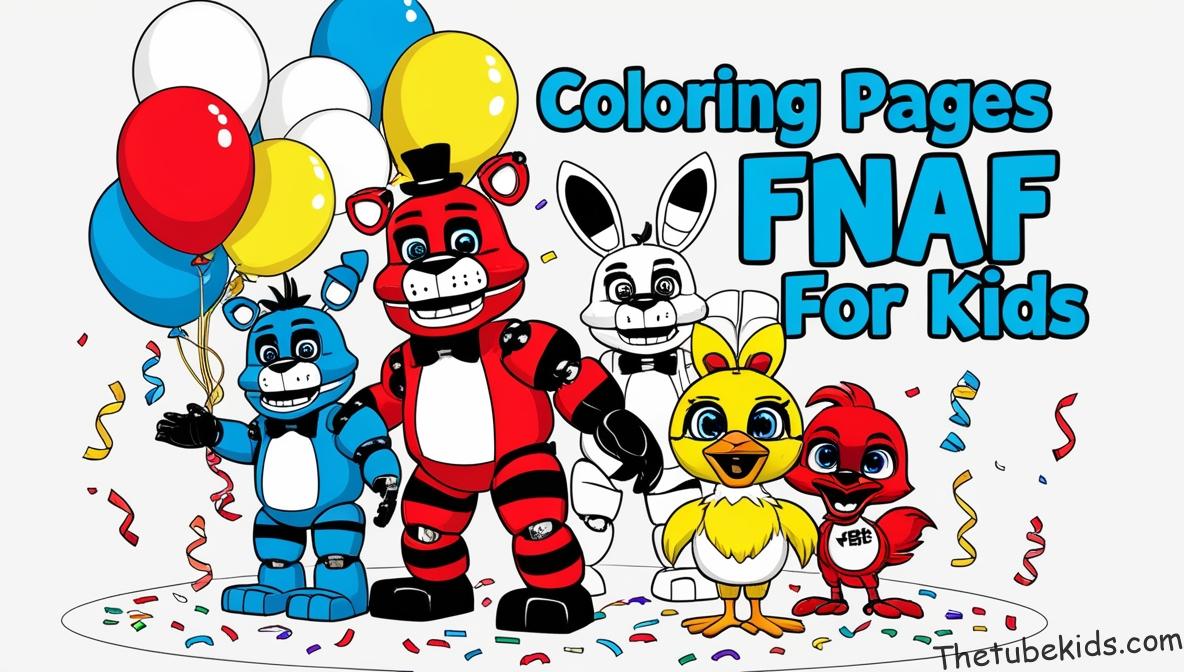 Coloring Pages FNAF for Kids (100% Free Printables)
