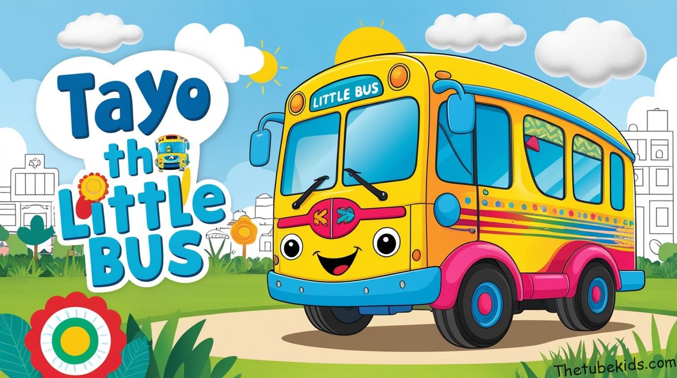 Coloring Pages Tayo the Little Bus For Kids (100% Free Printables)