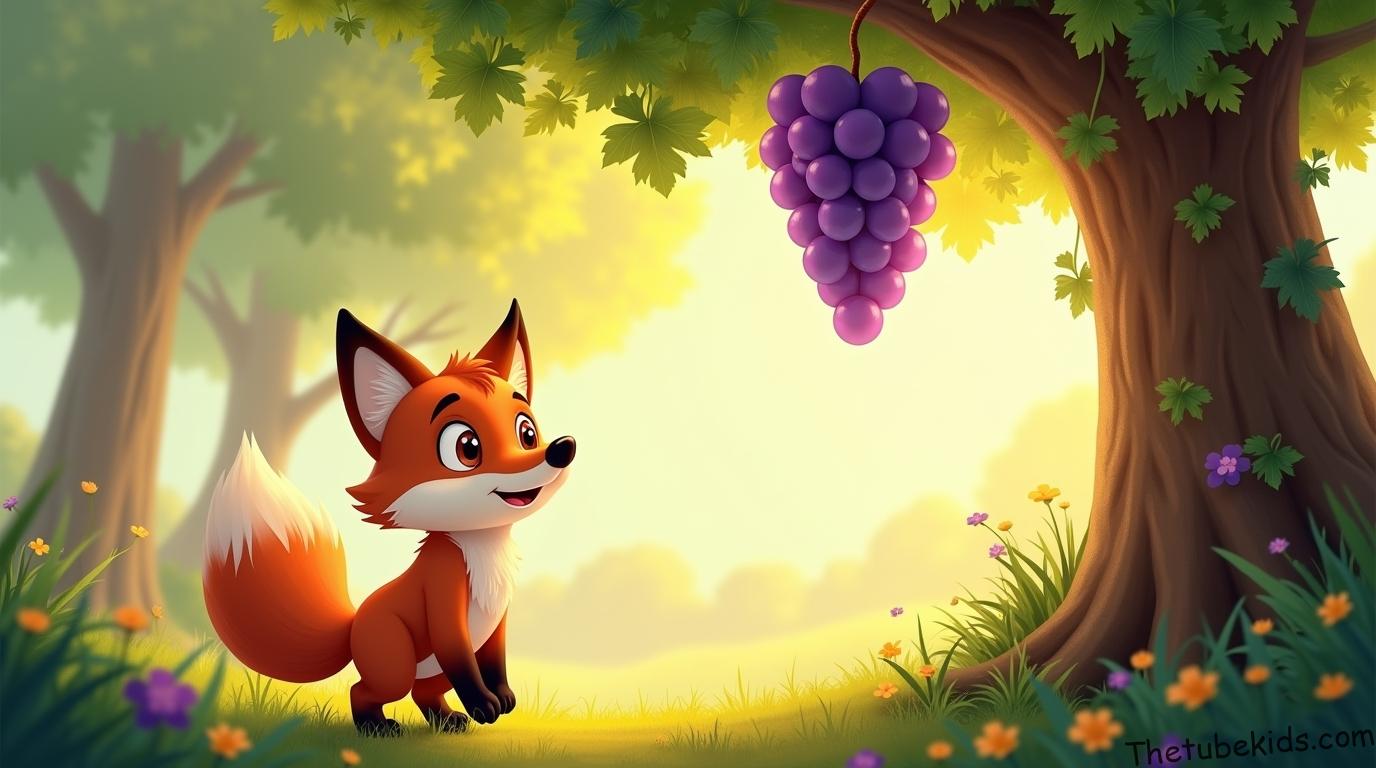 Short Stories: The Fox and the Grapes - Best Bedtime Stories for Kids